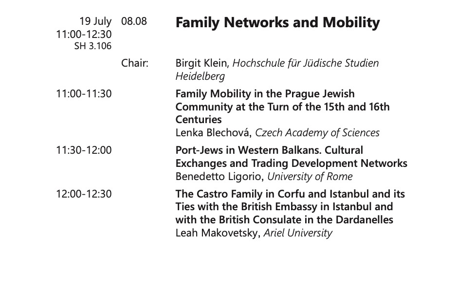 Port-Jews in Western Balkans at the Frankfurt EAJS Congress 2023 ...